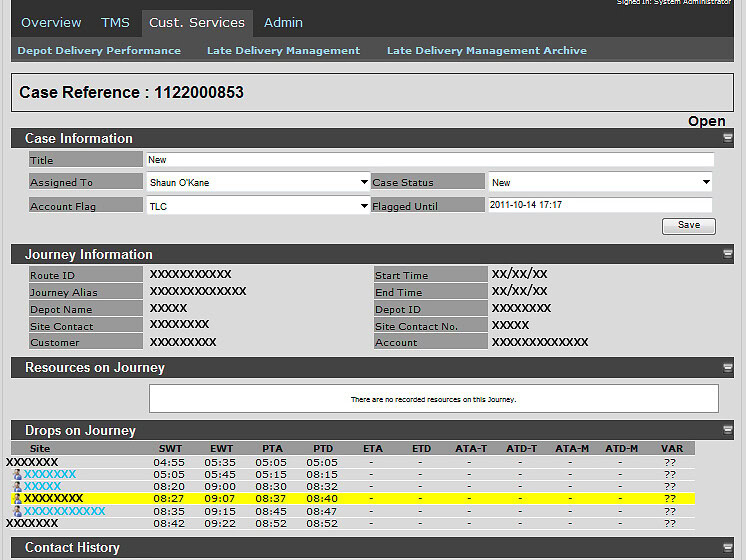 Industry Leading Customer Service Module - Microlise